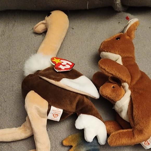 Ty | Toys | Nwt Lot Of 3 Ty Beanie Babies Claude Crab Pouch The ...